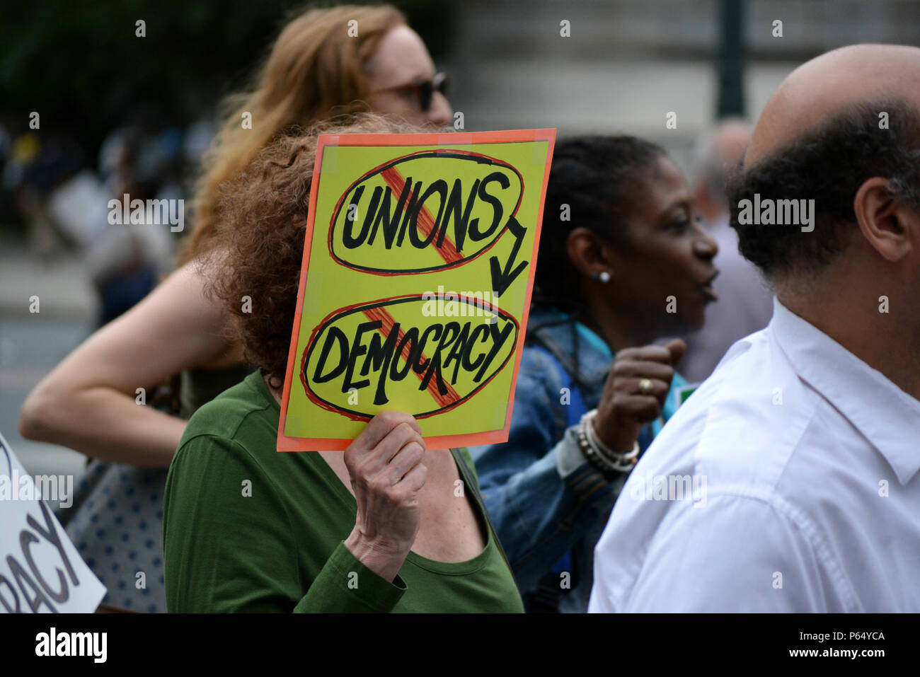 Public employees protesting hi-res stock photography and images - Alamy