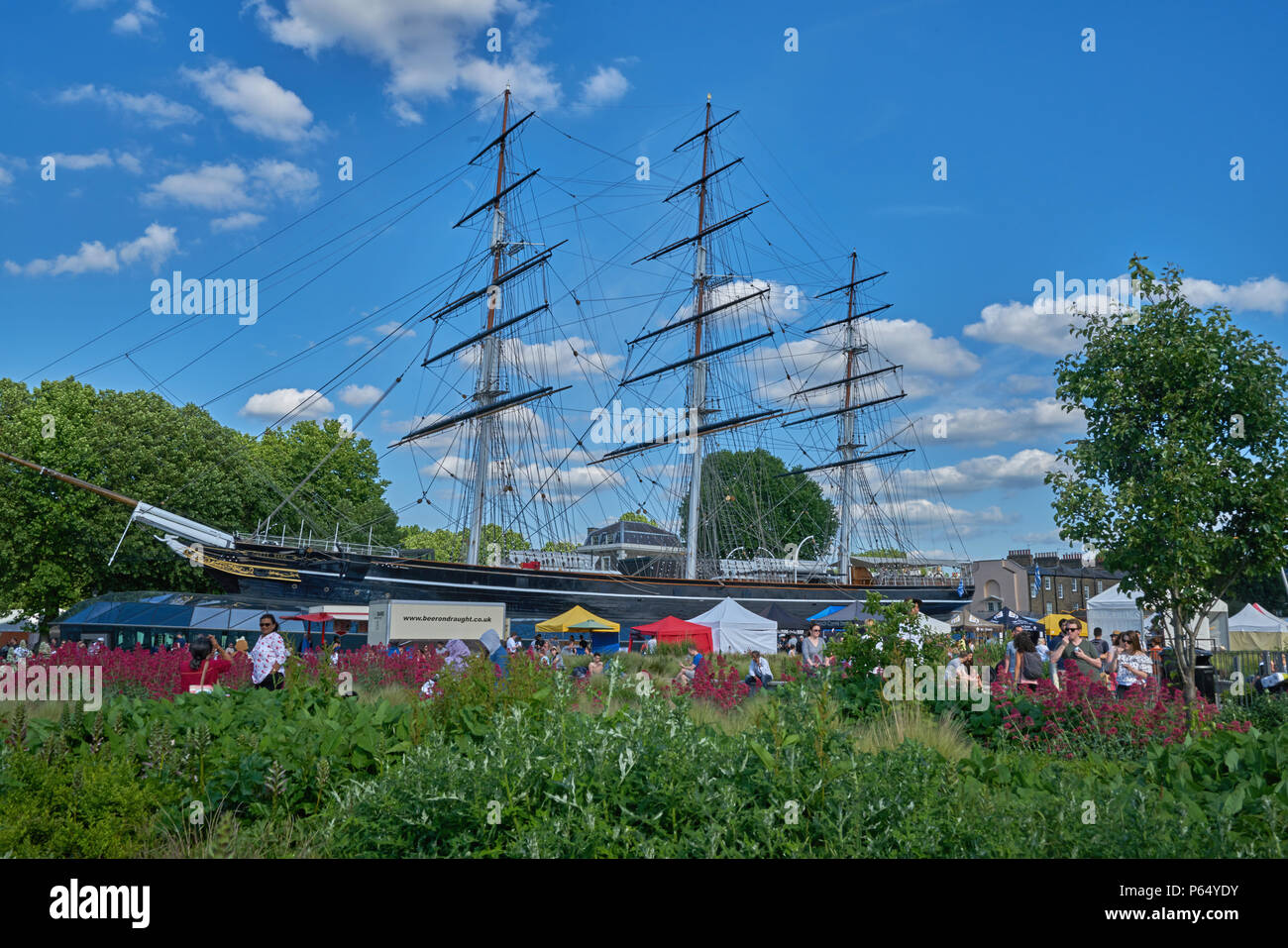 the cutty sark boat greenwich Stock Photo - Alamy