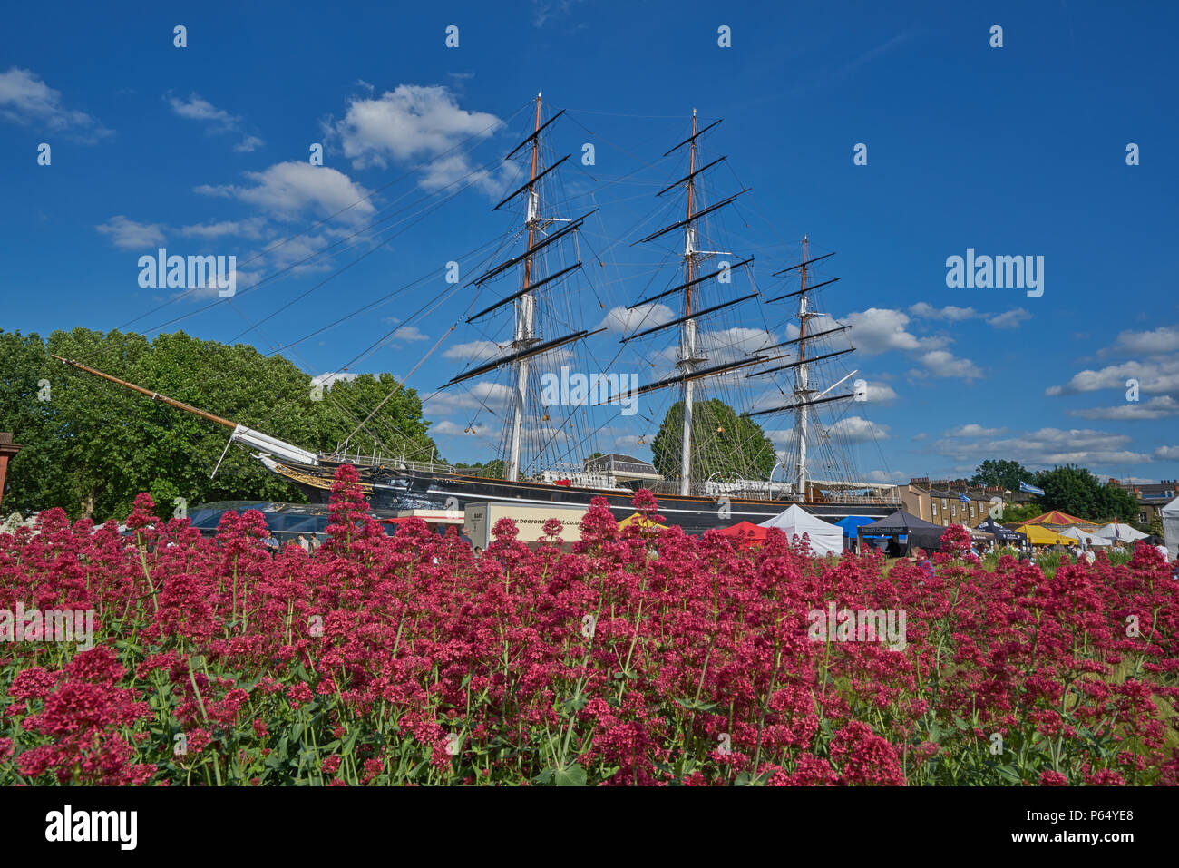 the cutty sark boat greenwich Stock Photo - Alamy