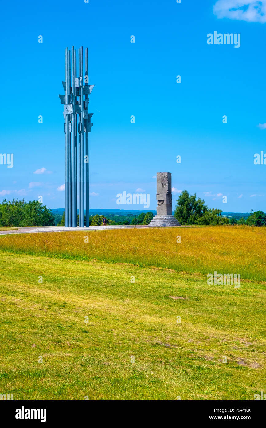 Grunwald, Warmian-Masurian / Poland - 2018/06/16: Grunwald battlefield ...