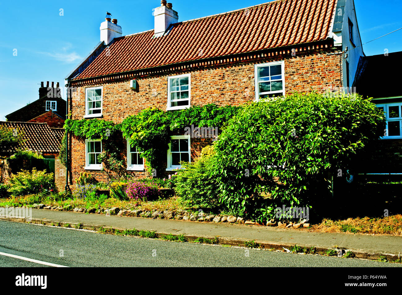 Country House, Nether Poppleton, North Yorkshire, England Stock Photo ...