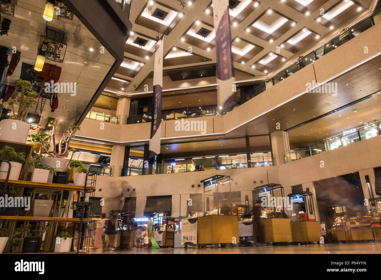 The design of the Shopping Mall and Inner Space in Suzhou, China Stock ...