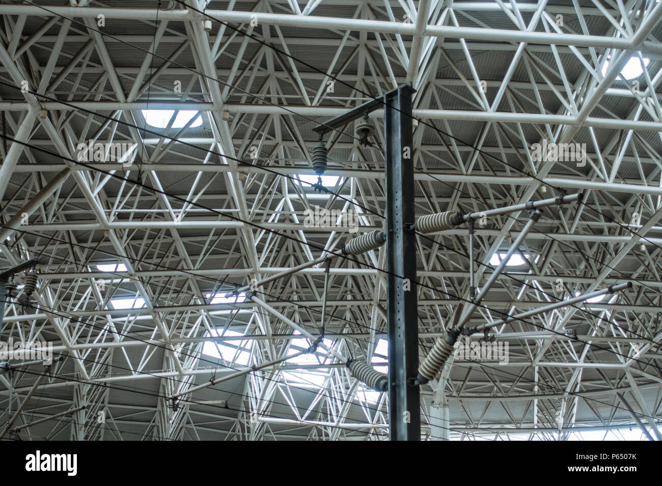 The Complex Overhead Design and Structure Stock Photo - Alamy