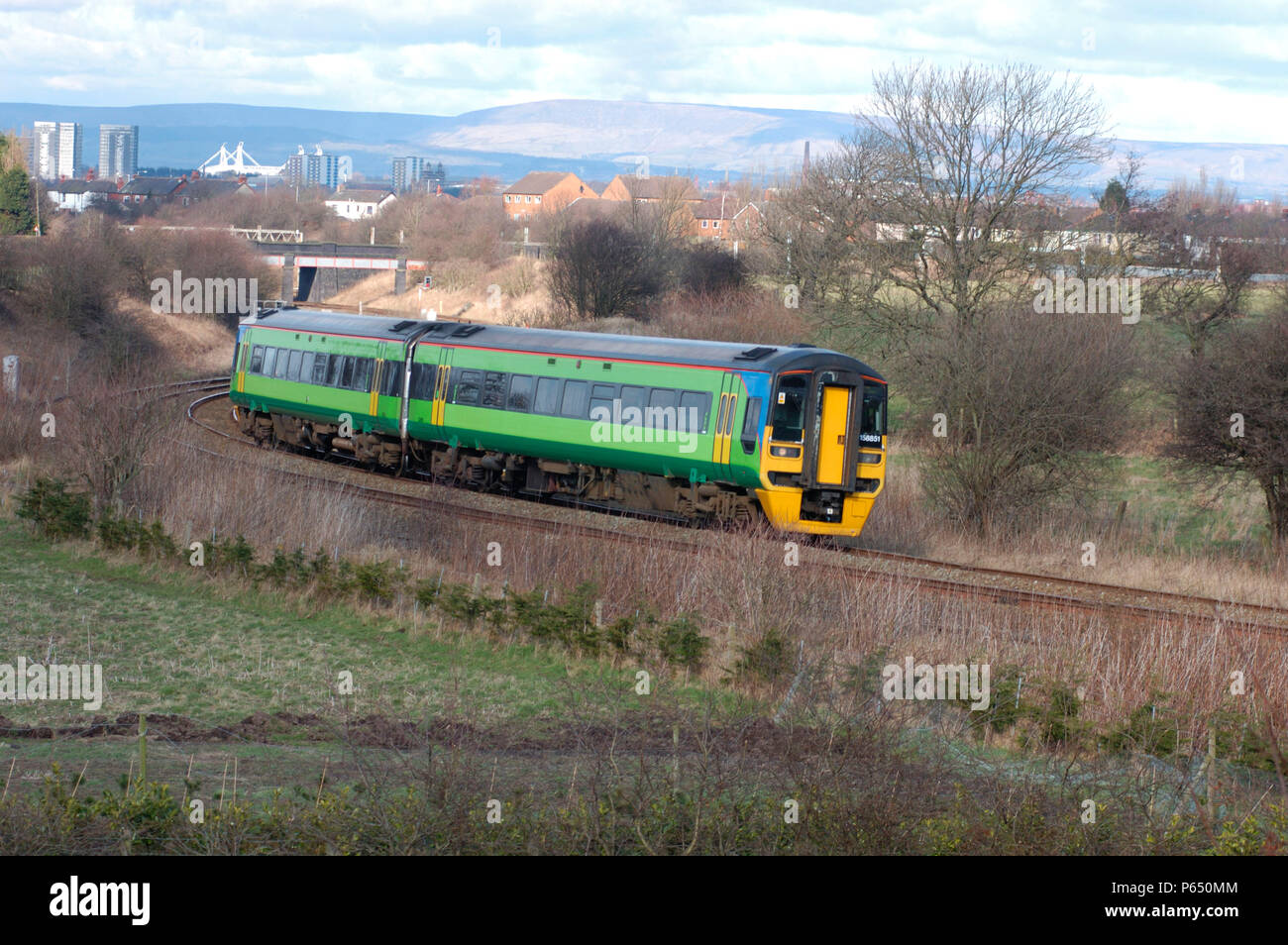 A Blackpool North - York service powered by a Class 158 Express ...