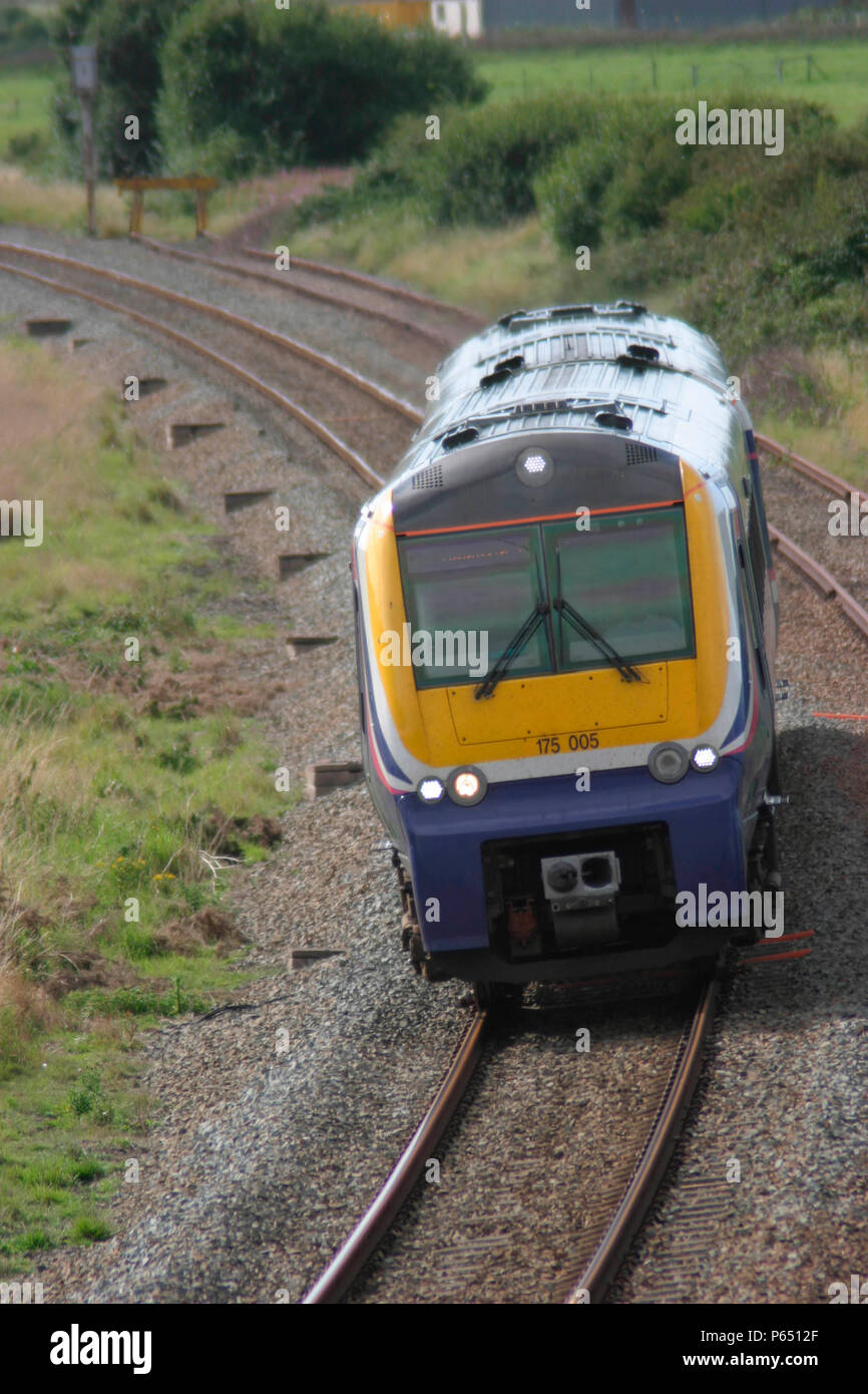 A First North Western Class 175 with a Crewe bound train east of ...