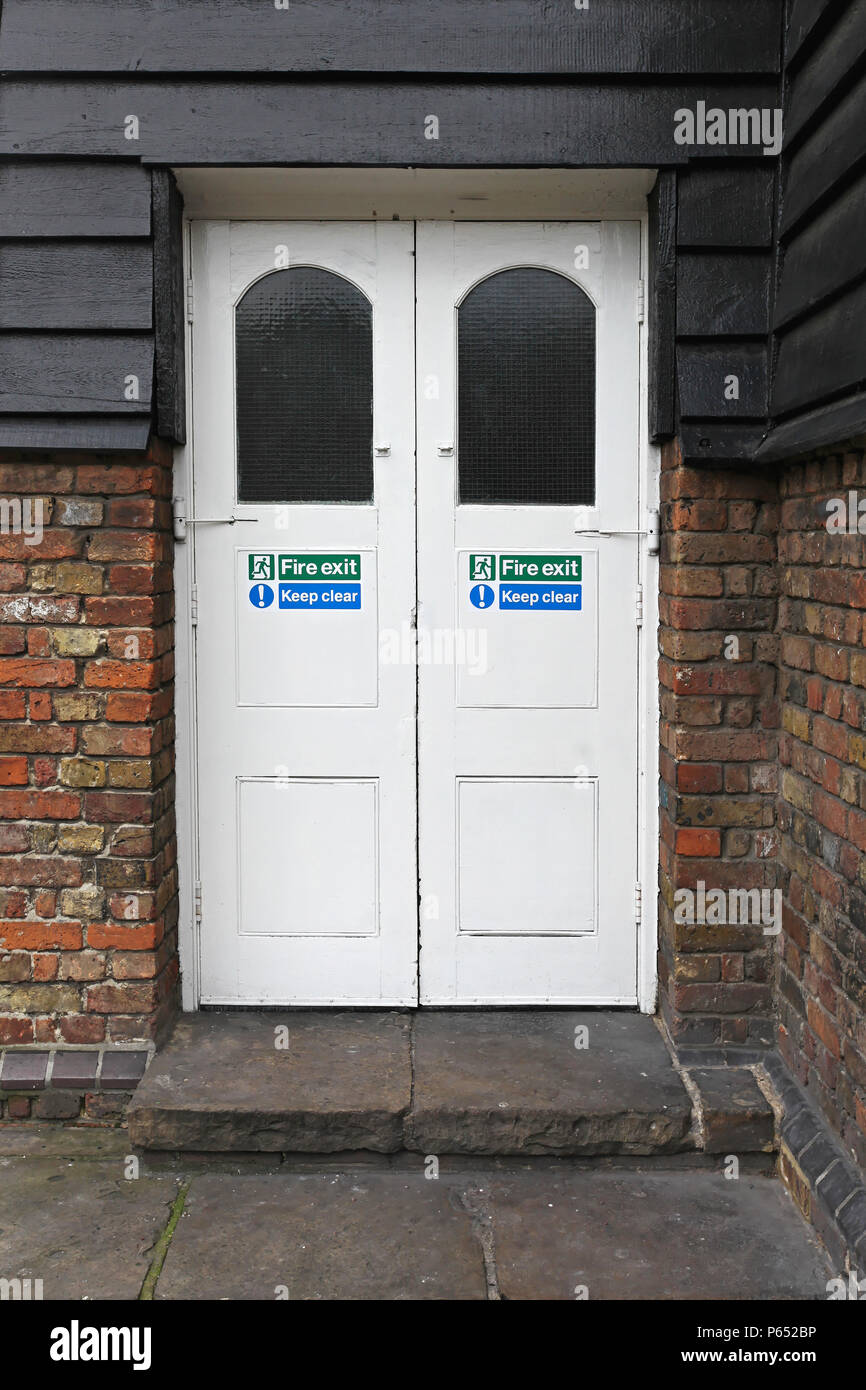 Emergency Exit Door Outside