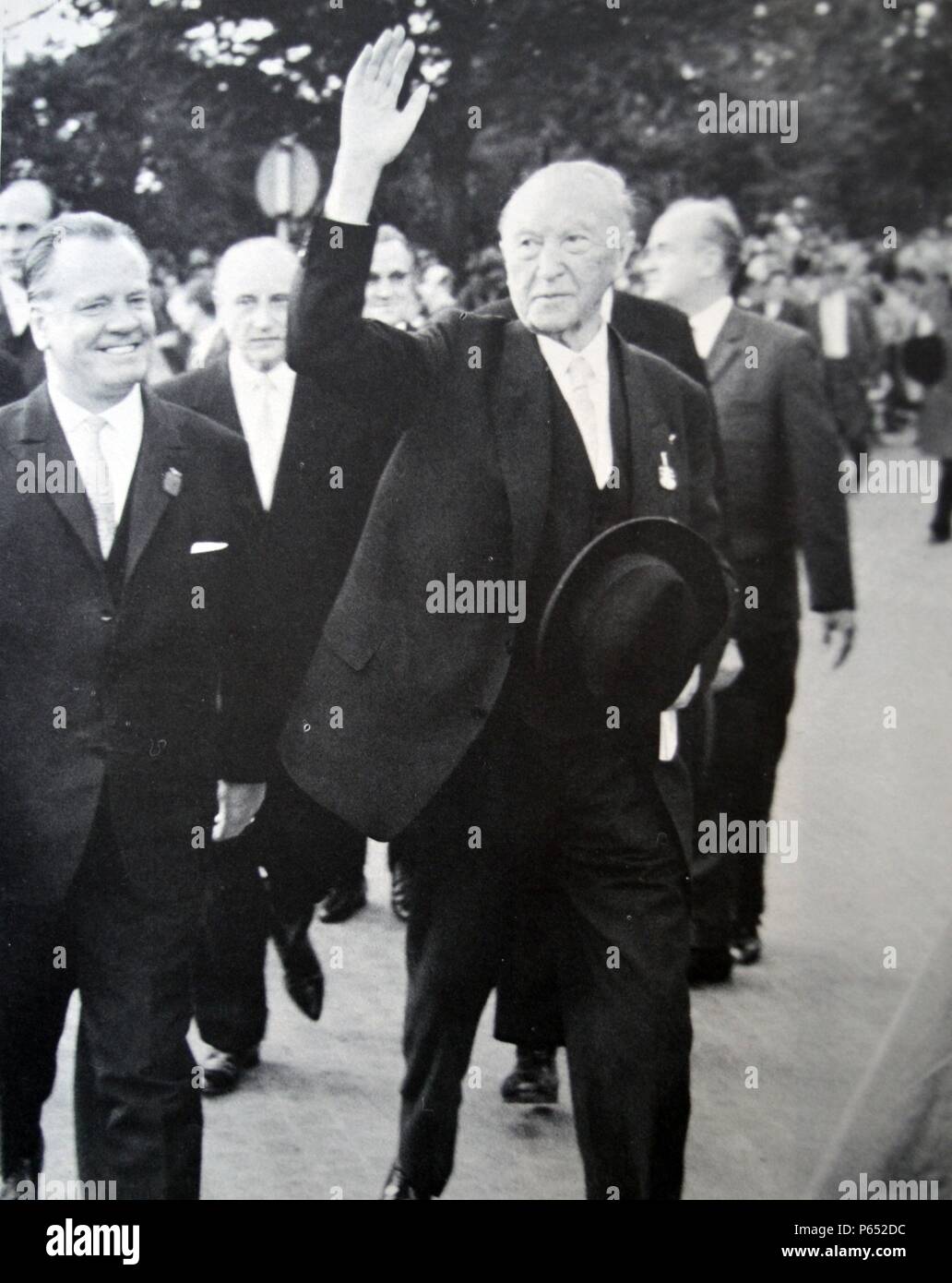 Konrad Adenauer (1876 – 19 April 1967) German statesman. first post-war ...