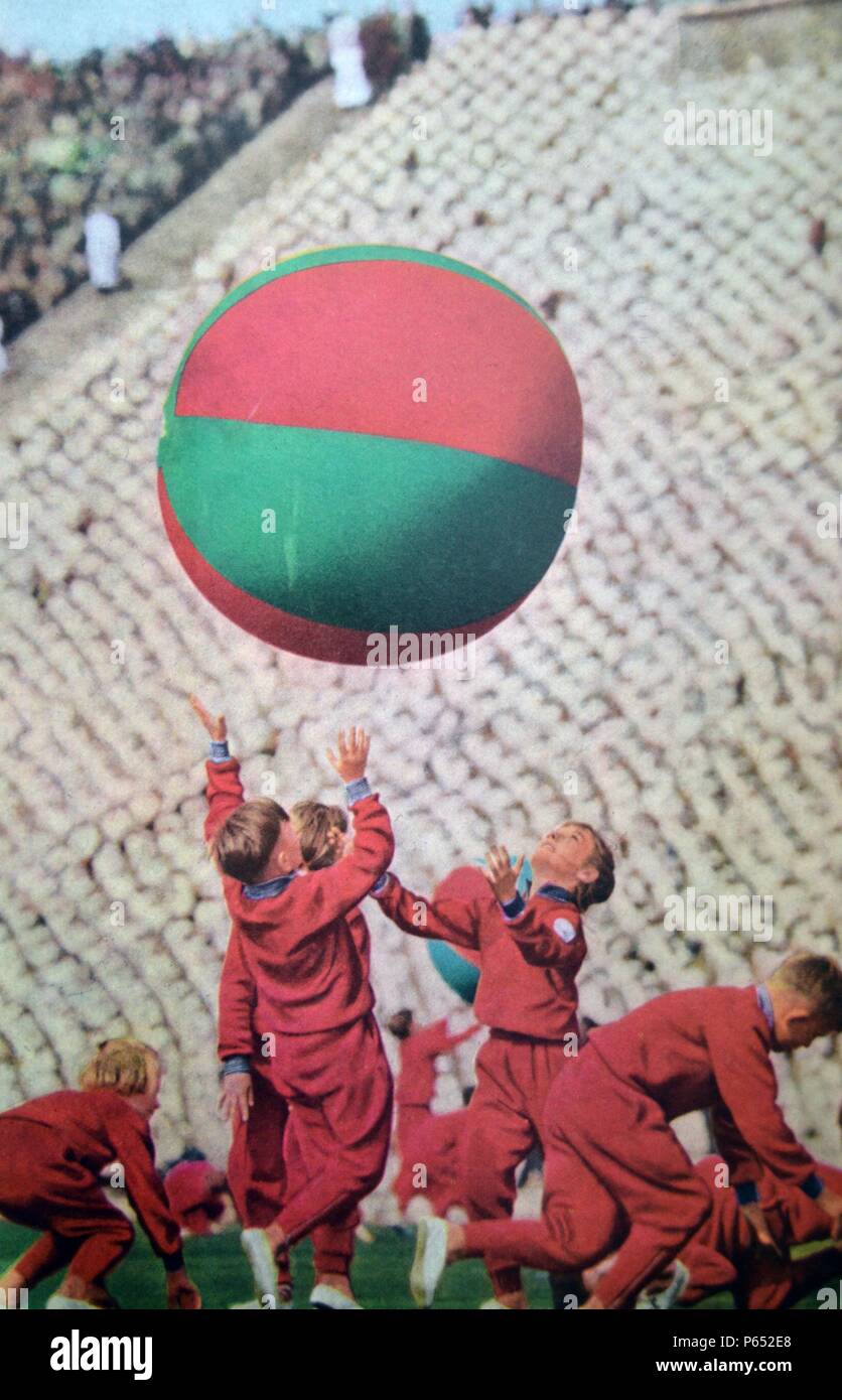 East german, athletes in performance, Leipzig 1965 Stock Photo - Alamy