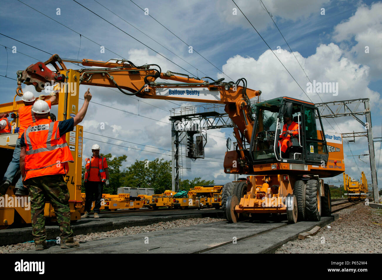 New crossovers being installed by Pems and Lems at Bletchley during the ...