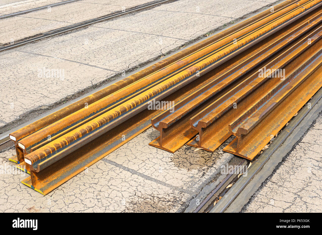 Rusty rail hi-res stock photography and images - Alamy