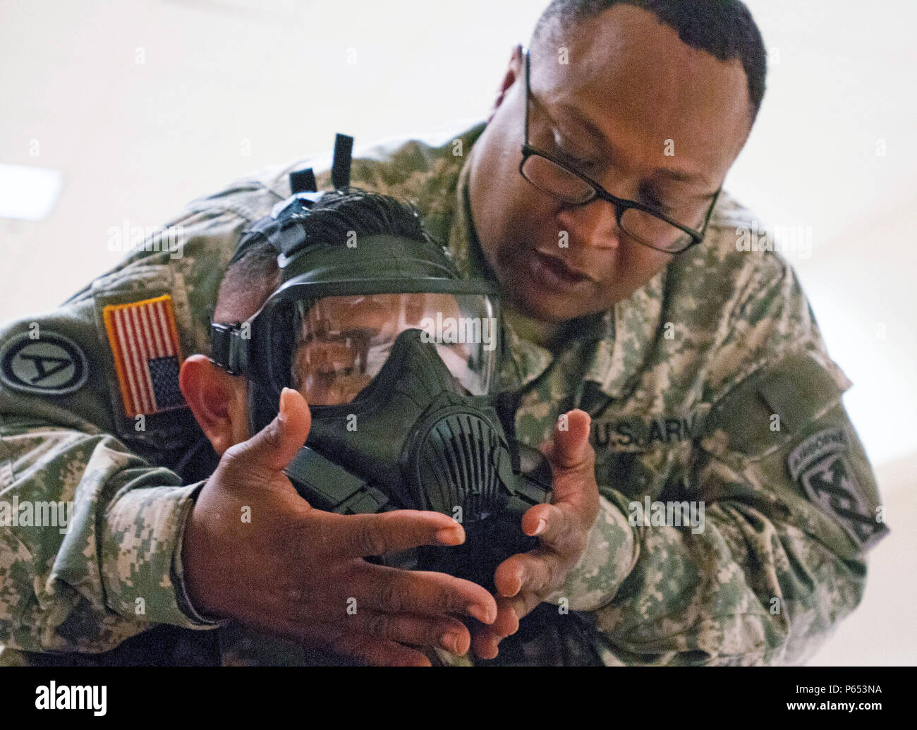 Sergeant Kenneth Samuel, event support staff from the 824th ...