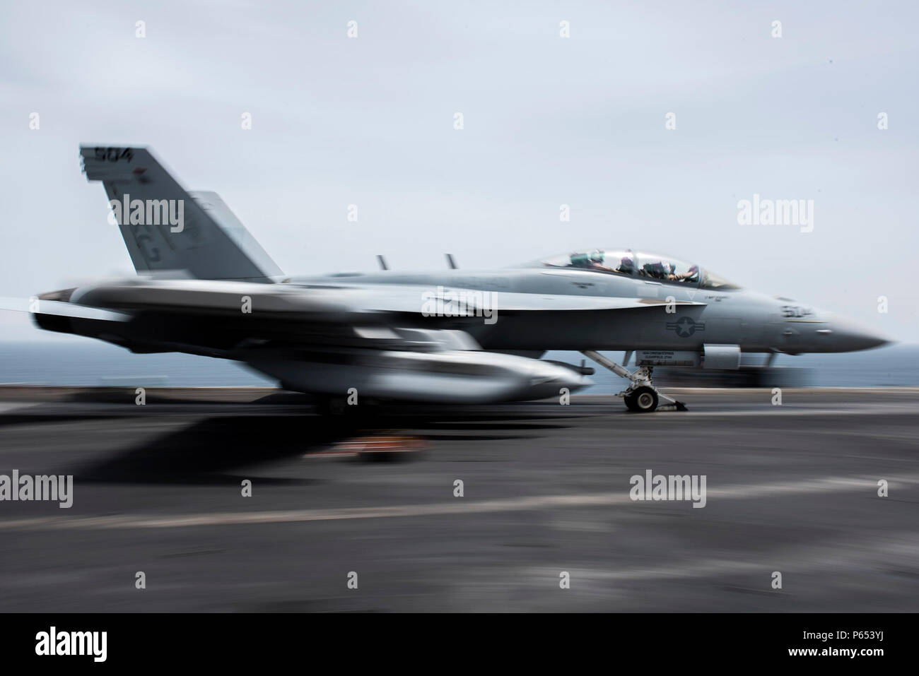 160413-N-MQ094-043 ARABIAN GULF (April 13, 2016) An EA-18G Growler ...