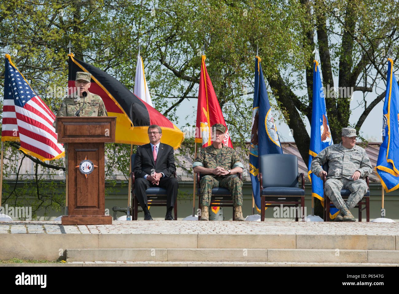 GEN Curtis M. Scaparrotti, the new U.S. European Commander presents his ...