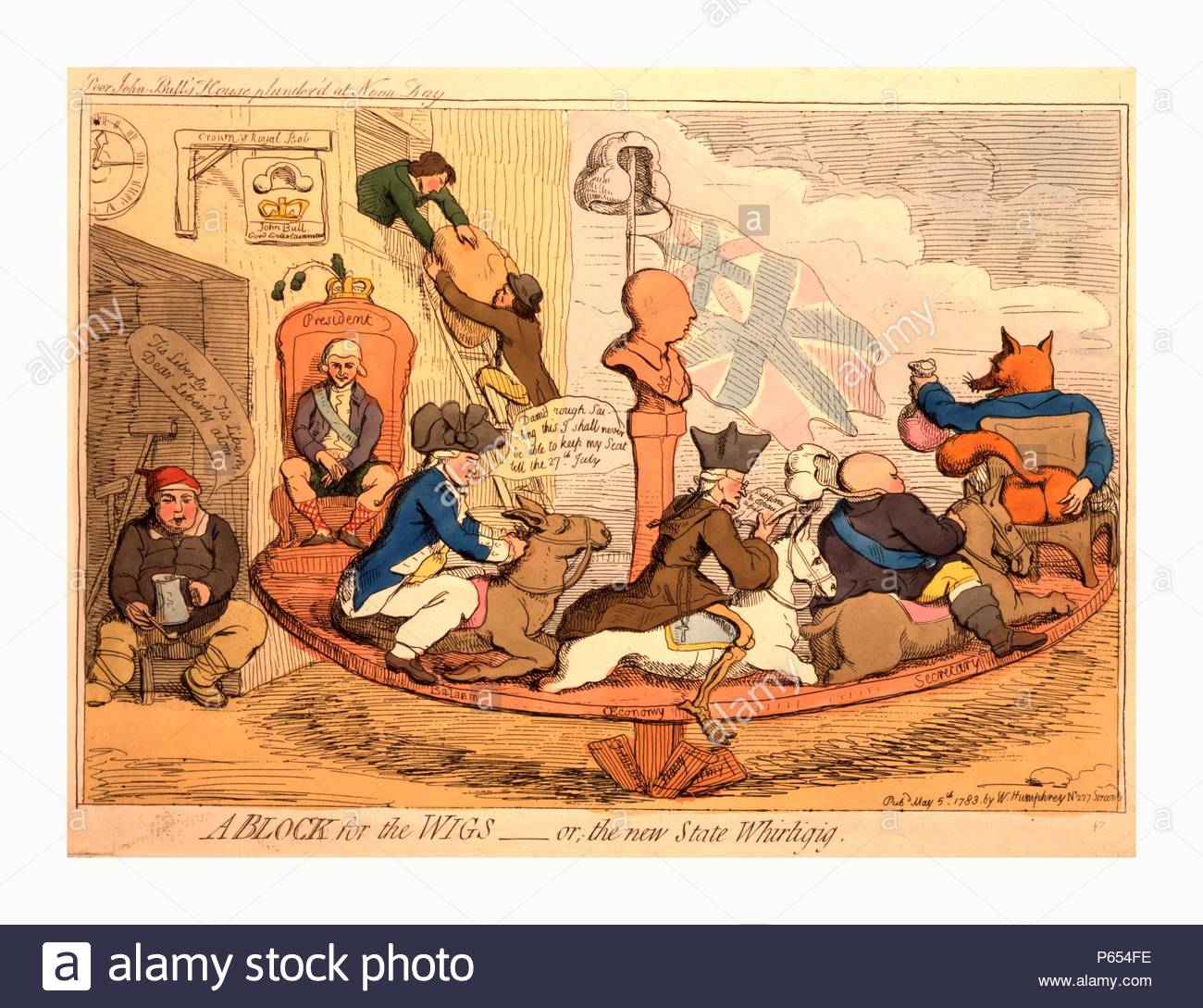 King George Iii Cartoon Stock Photos & King George Iii Cartoon Stock ...