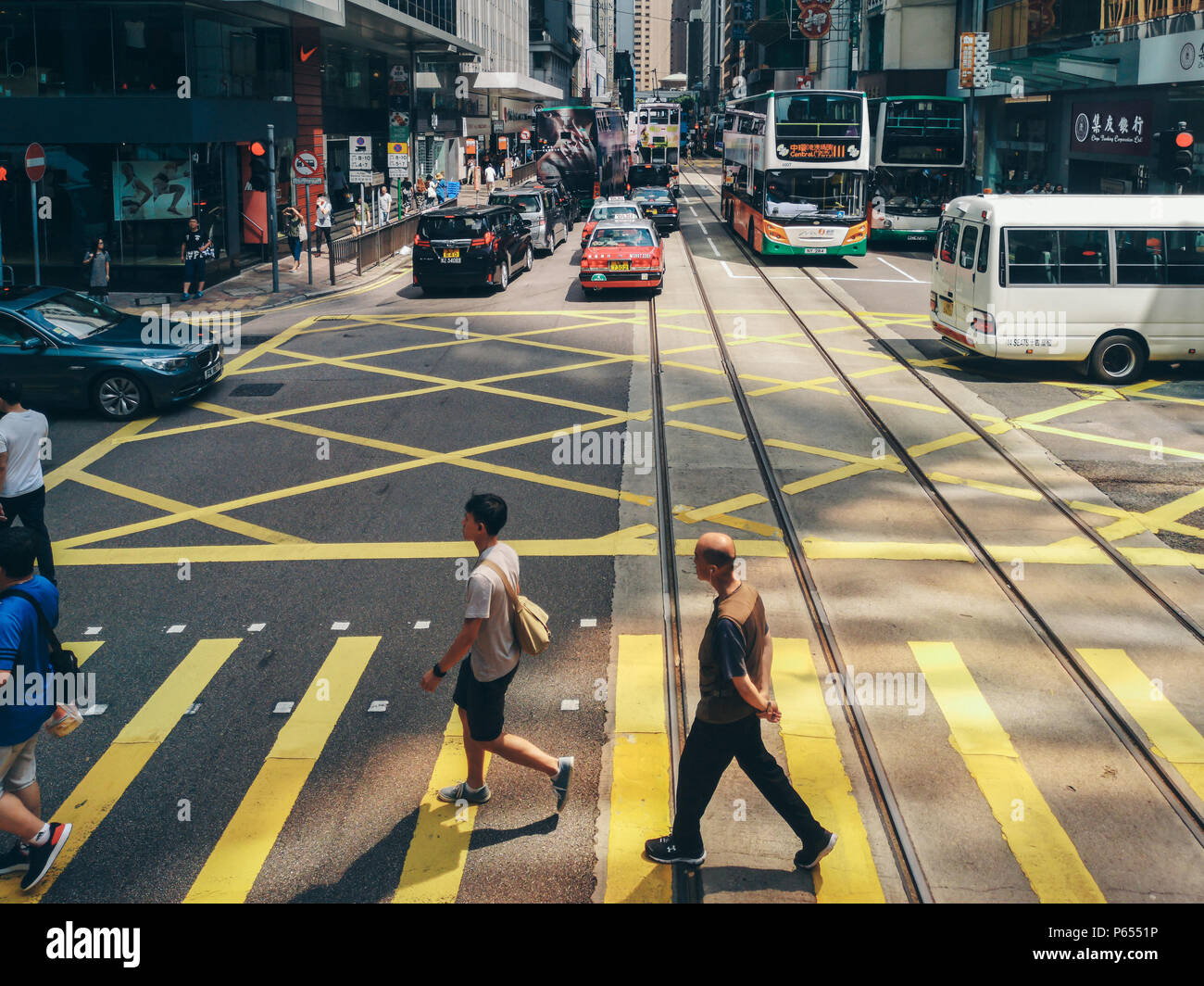 June 27, 2018- Central District, Hong Kong: viewing the Hong Kong ...