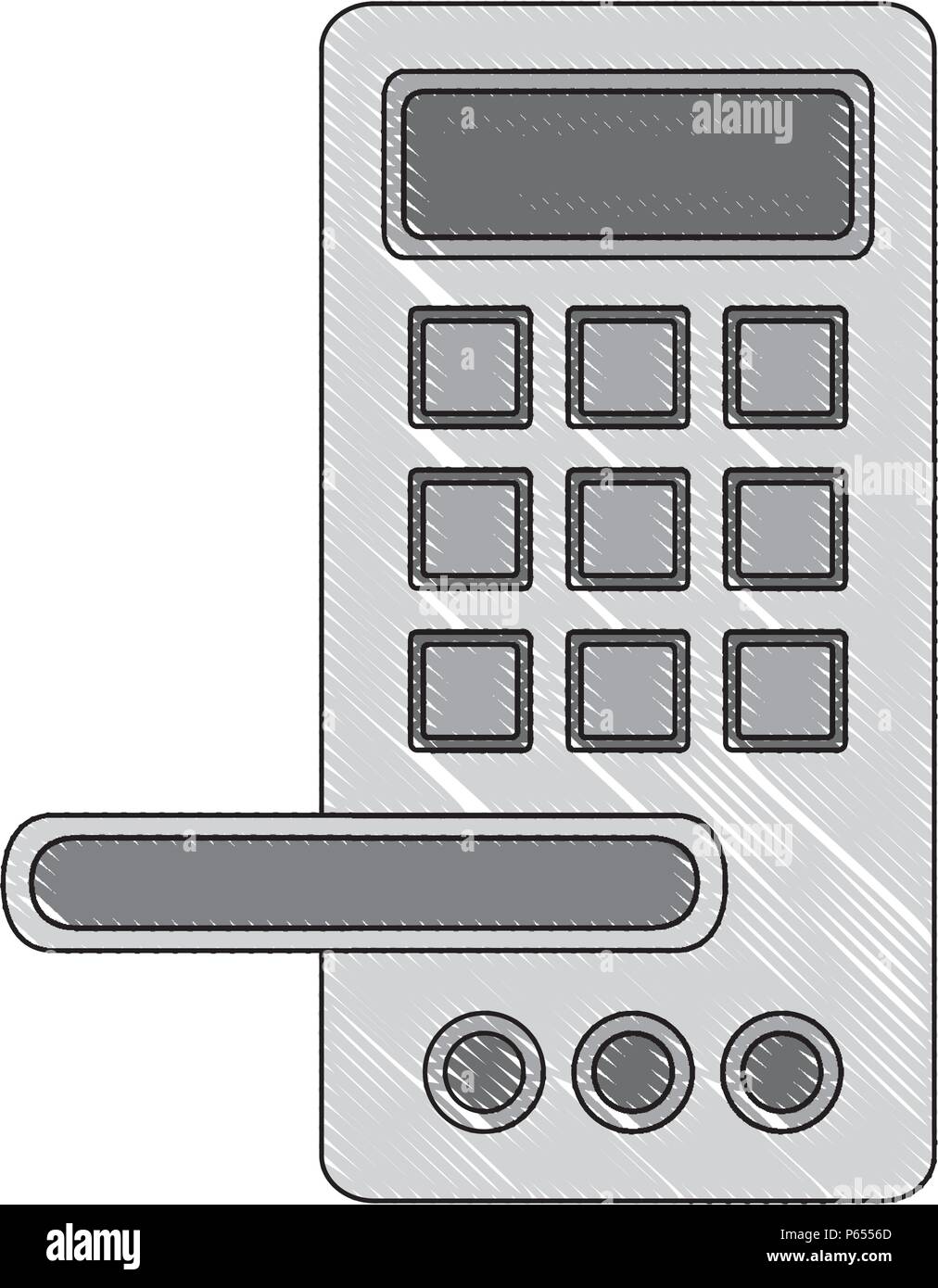 access digital door panel Stock Vector Image & Art - Alamy