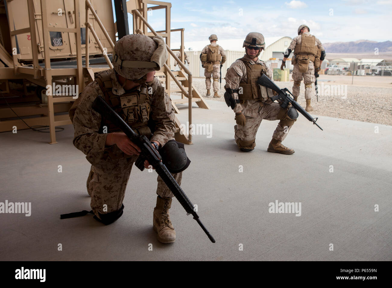U.S Marines with 3rd Battalion, 2nd Marine Regiment (3/2), Kilo Company ...