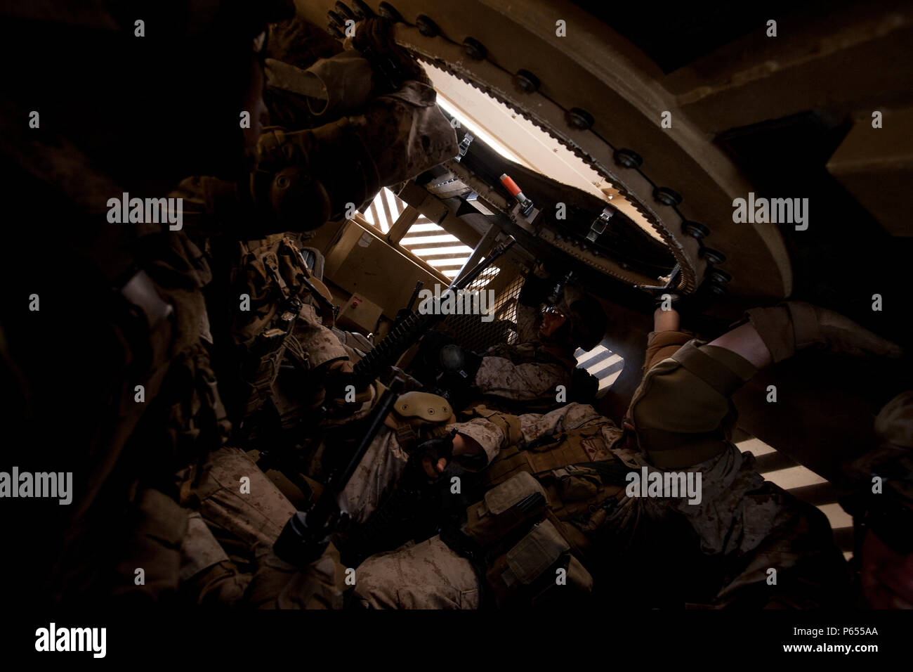 2nd marine regiment mrap rollover trainer hi-res stock photography and ...