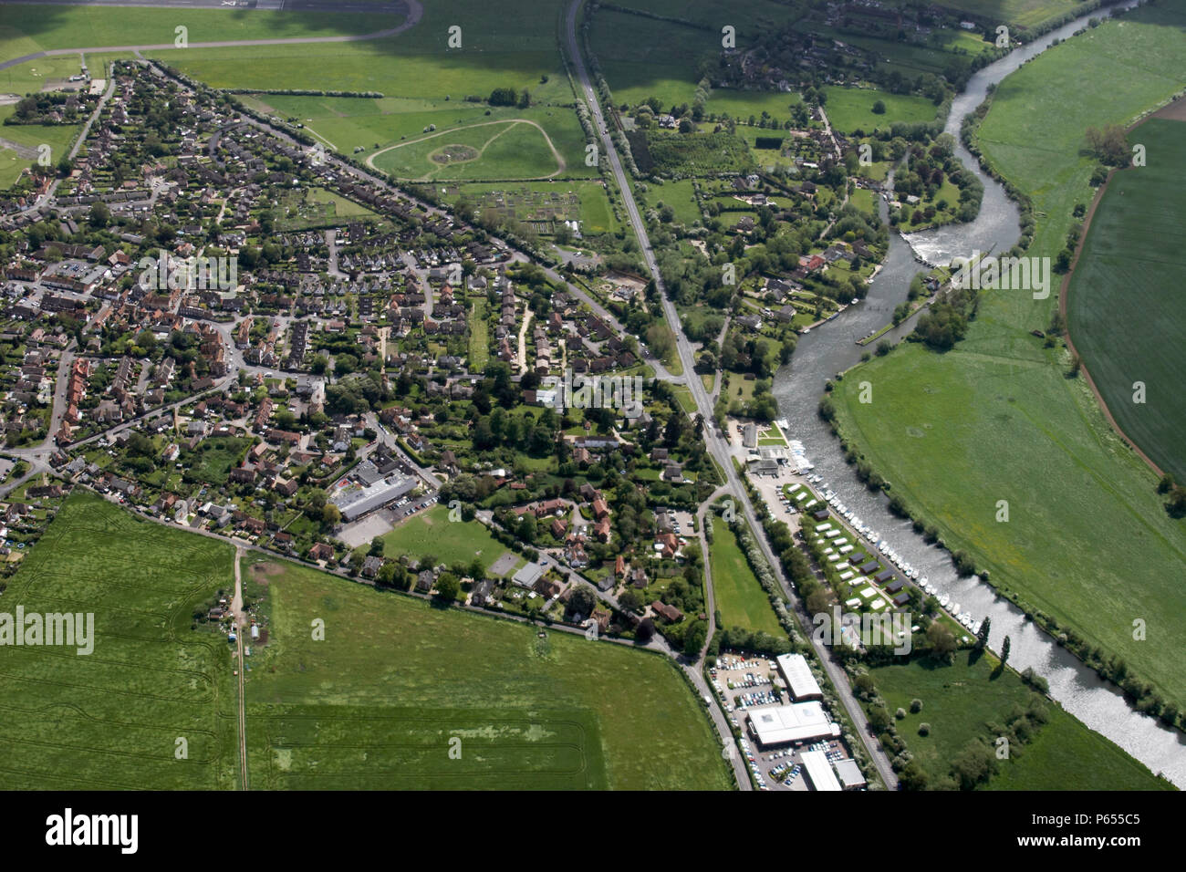 Wallingford aerial hi-res stock photography and images - Alamy