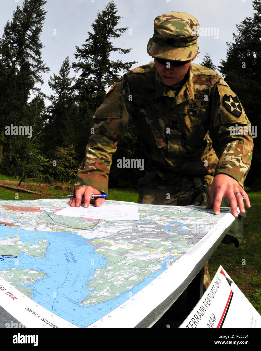 Staff Sgt. Trevor Larson, 1st Battalion, 17th Infantry Regiment, 7th ...