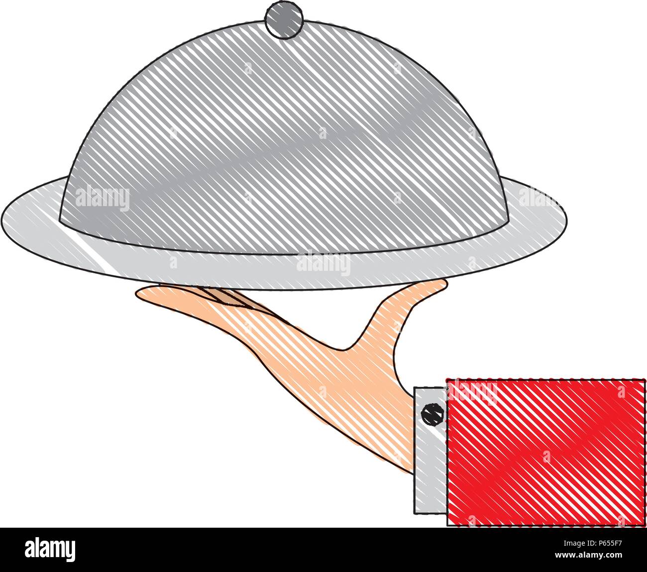 Restaurant server order Stock Vector Images - Alamy