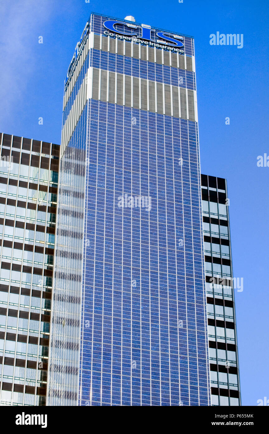 CIS Solar Tower, Manchester, UK Stock Photo - Alamy