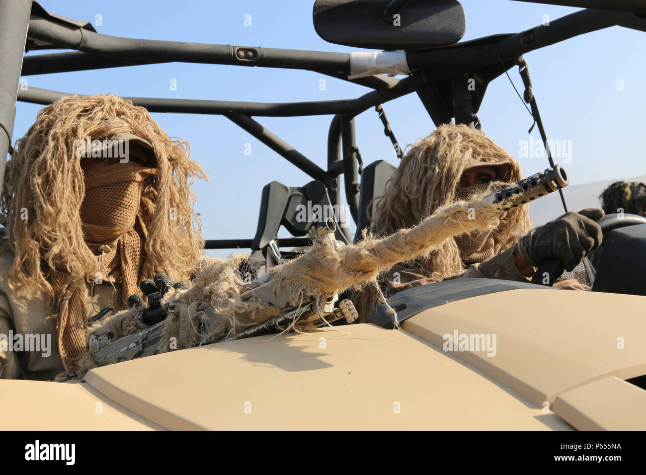 Members of the Peruvian special operation forces prepare for the ...