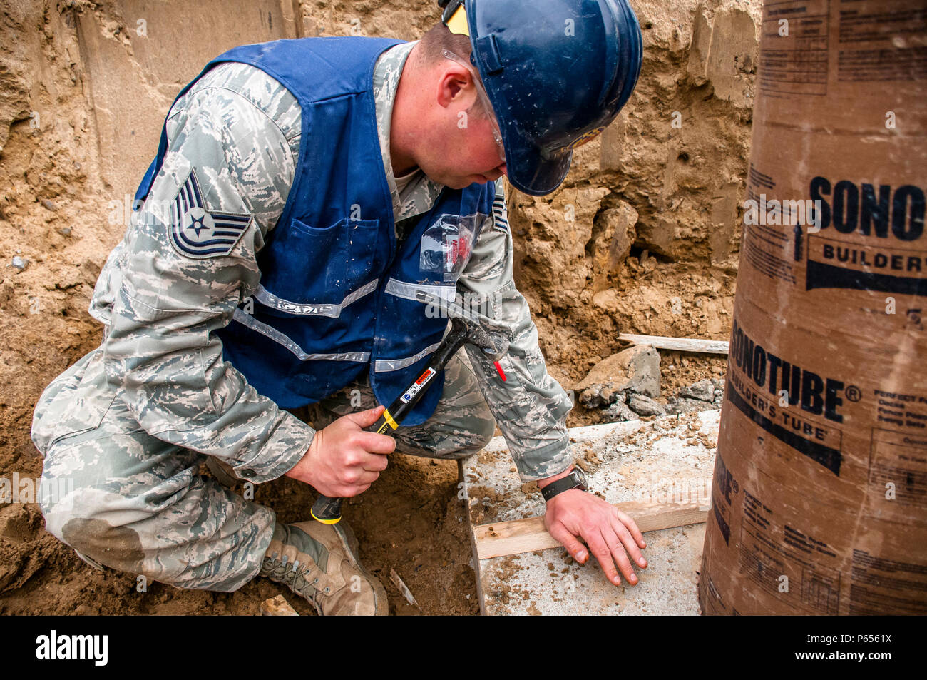 Technical Sgt. Kevin Taylor, Structural Craftsmen with the 110th Attack ...