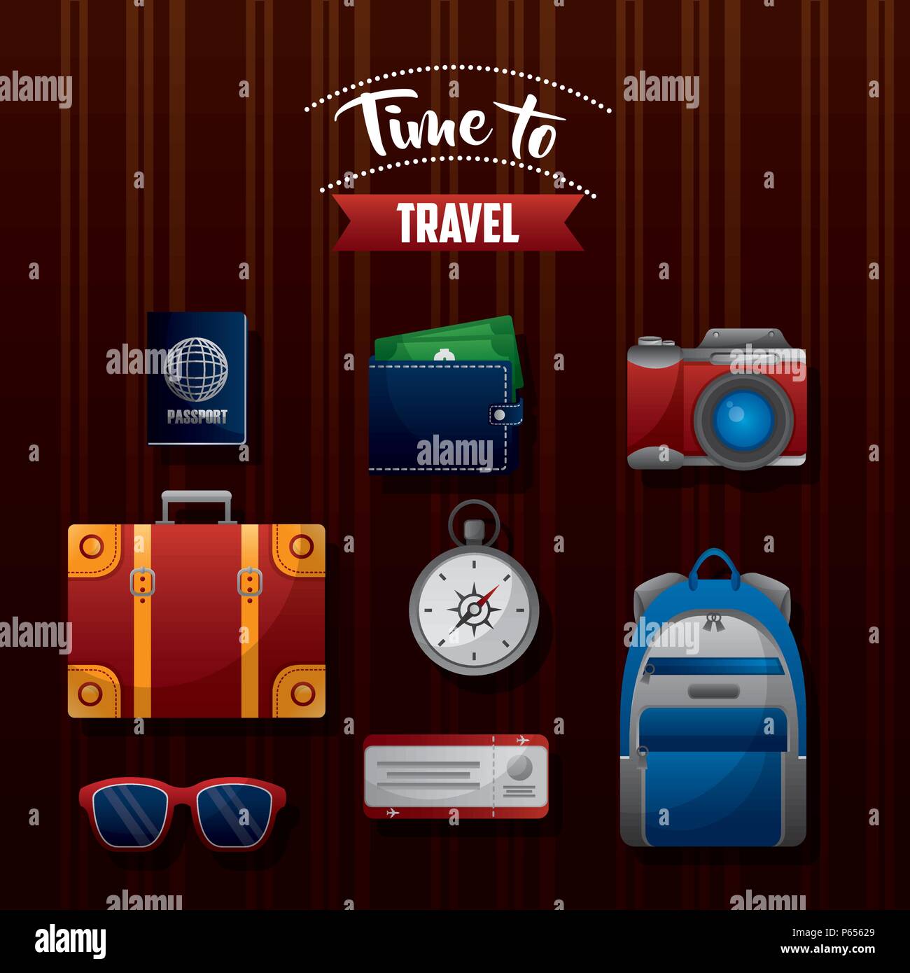 Preparing adventure Stock Vector Images - Alamy