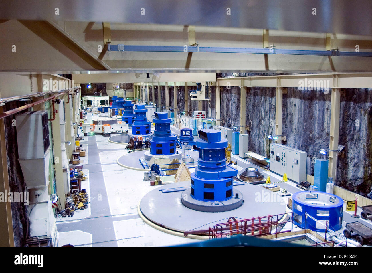 Interior hydro electric power station hi-res stock photography and ...