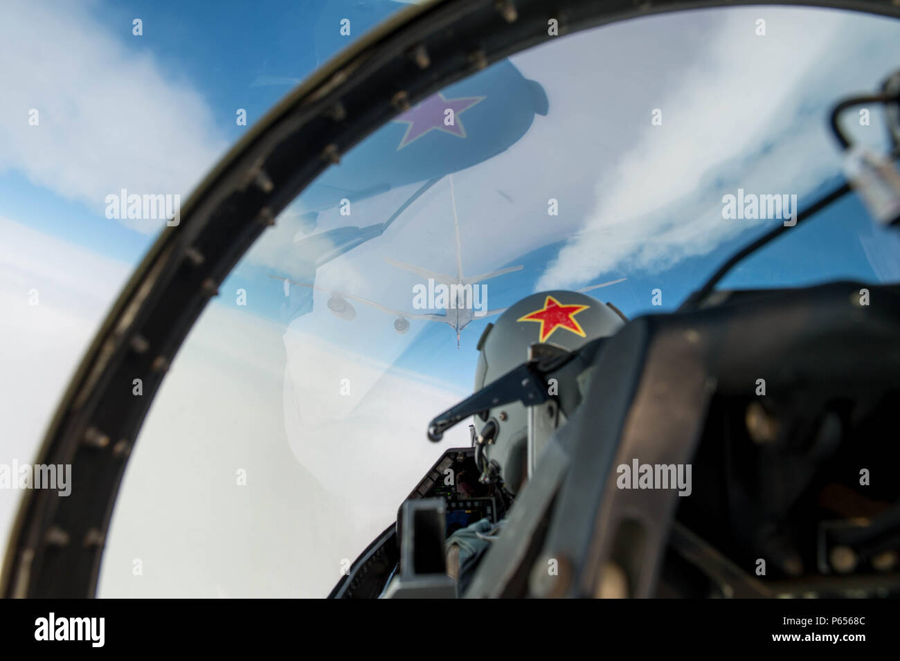 U.S. Air Force Capt. John Peskar, 18th Aggressor Squadron pilot ...
