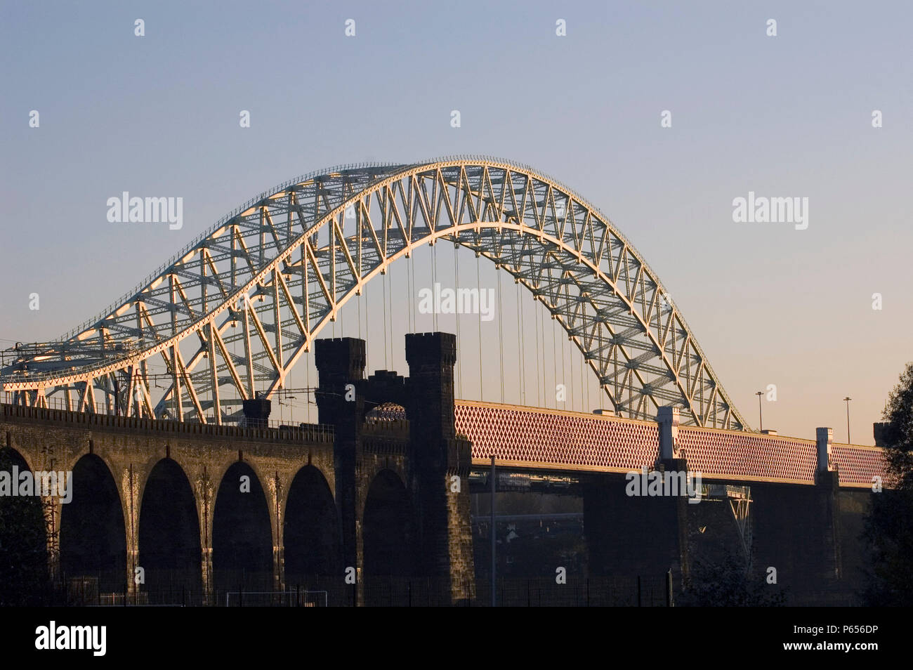 Runcorn railway bridge hi-res stock photography and images - Alamy