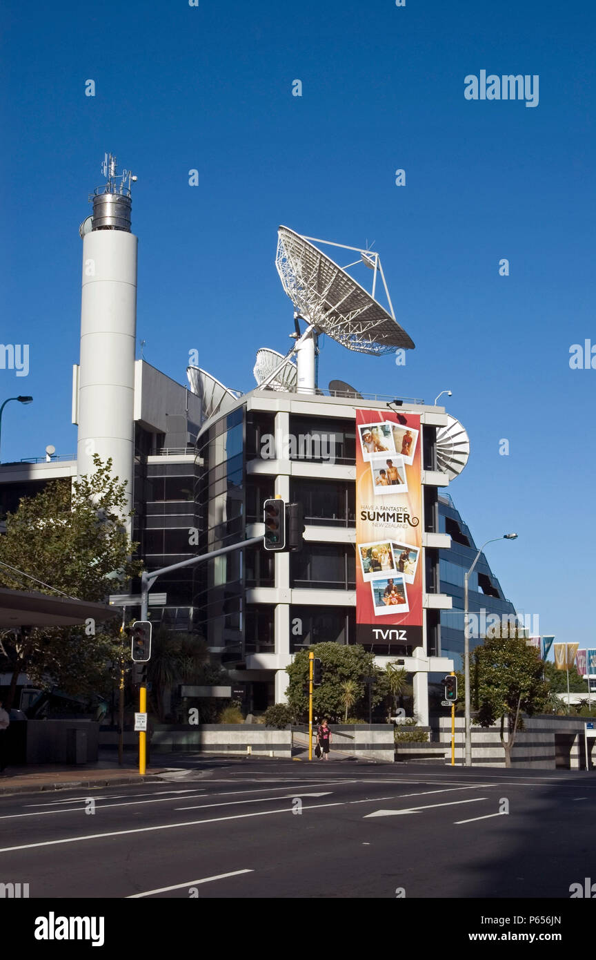 TVNZ Broadcasting station, Auckland, New Zealand Stock Photo - Alamy