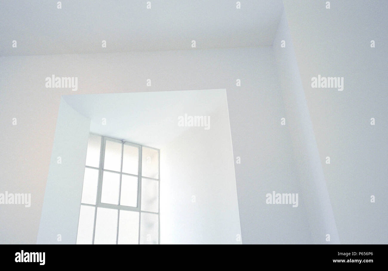Interior view of window Stock Photo - Alamy