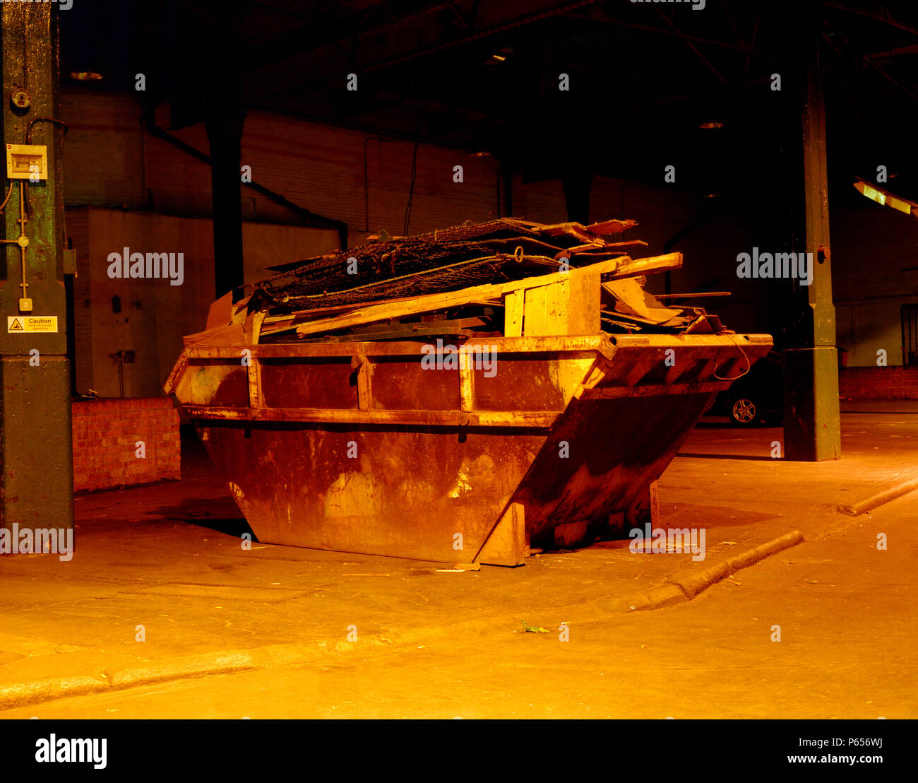Overloaded skip hi-res stock photography and images - Alamy