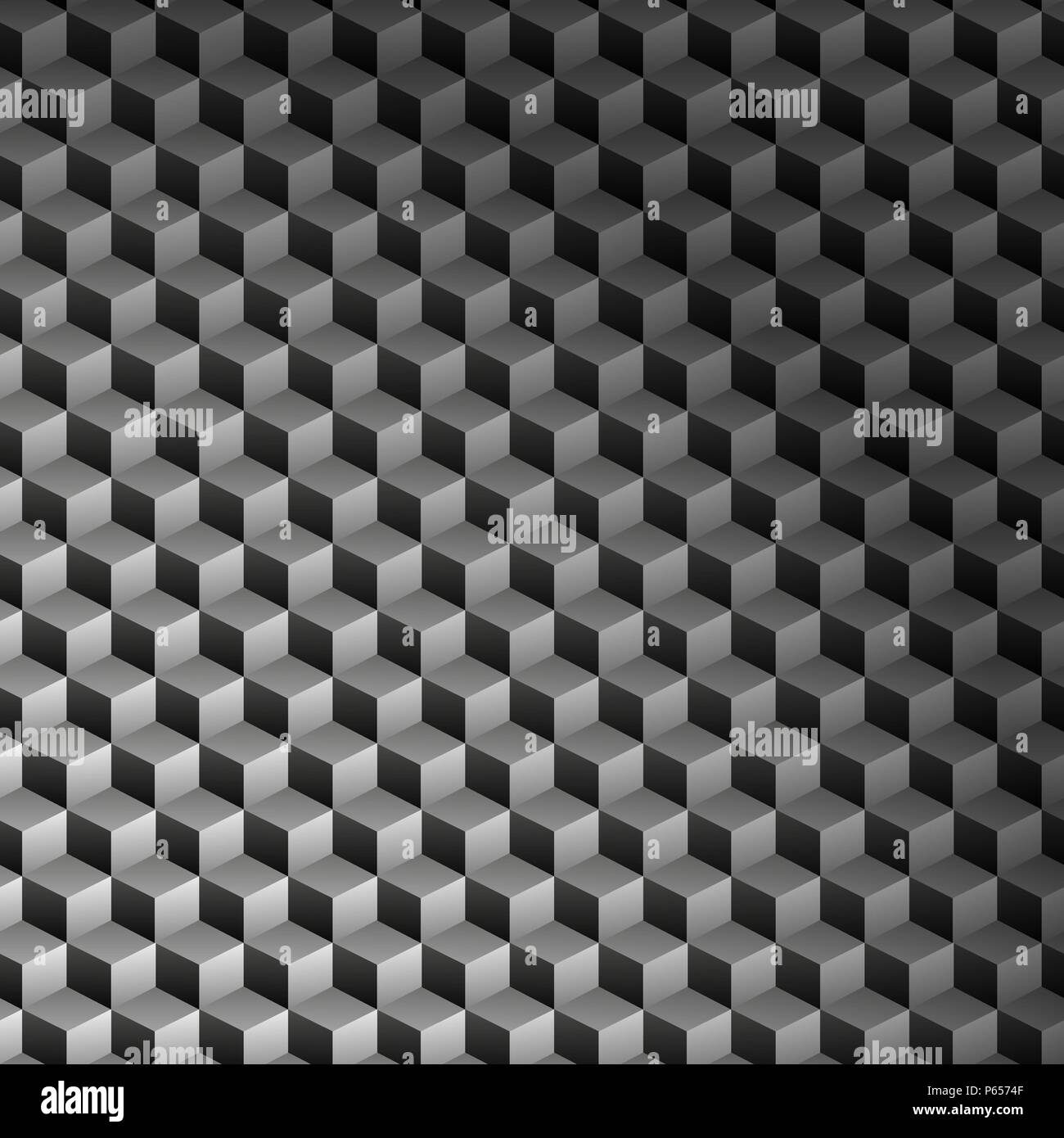 abstract boxes 3D seamless pattern background Stock Vector Image & Art ...