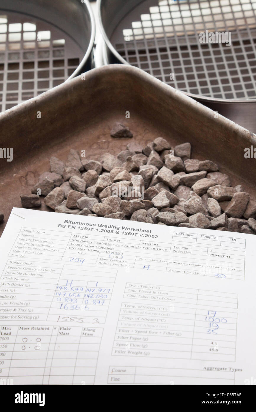 Aggregate and sieve hi-res stock photography and images - Alamy