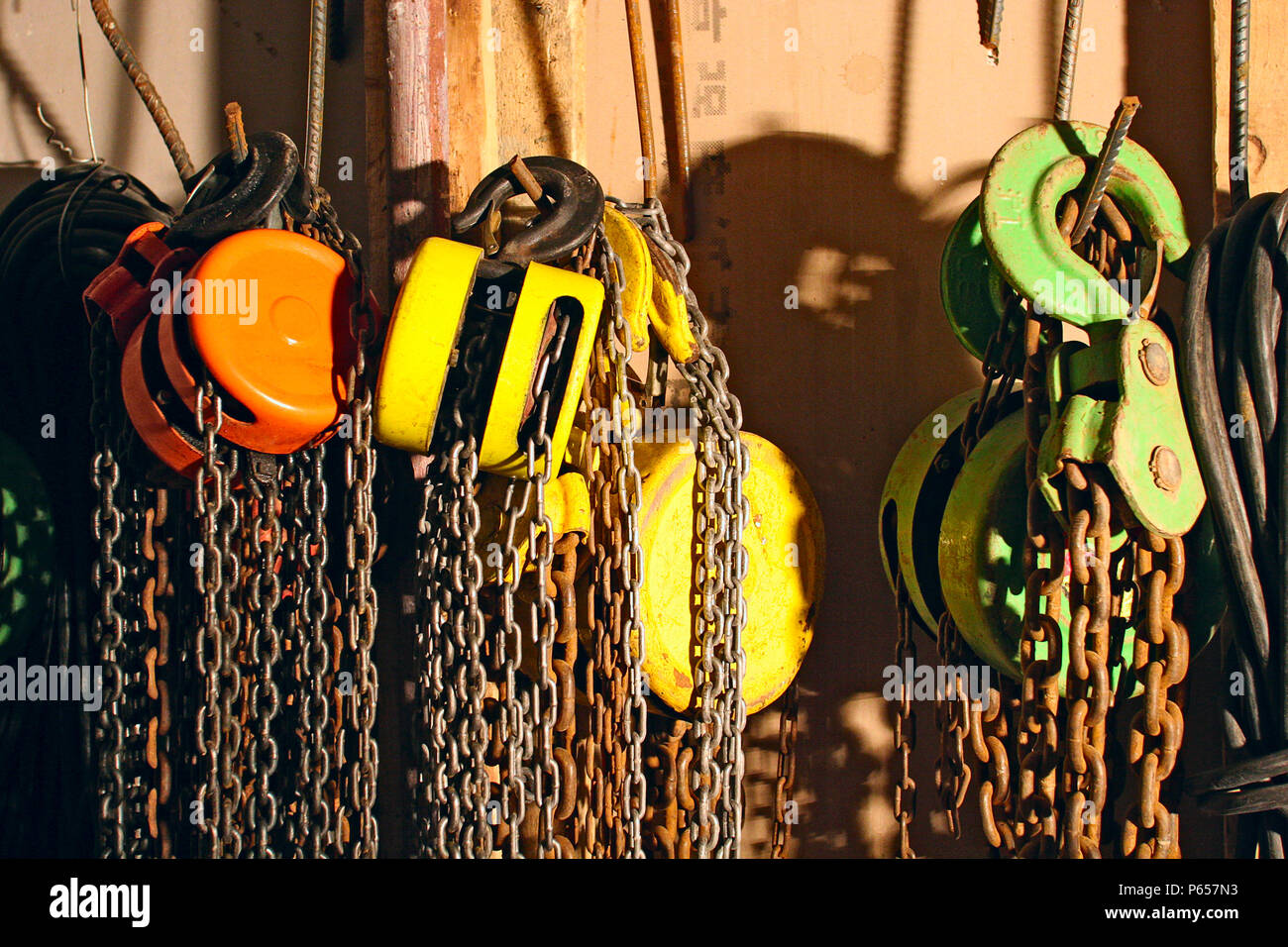 Hanging up in a shed hi-res stock photography and images - Alamy
