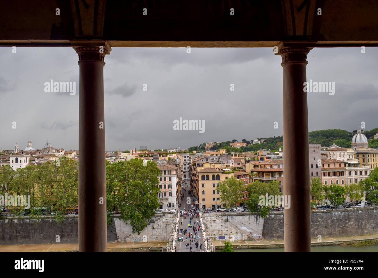 Landscape view of the ancient Rome Italy Stock Photo - Alamy