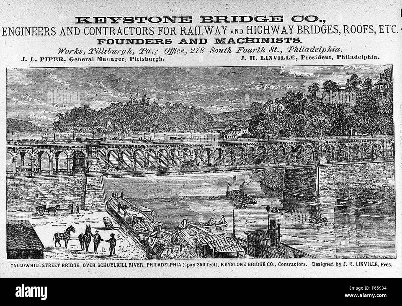 Keystone Bridge Cartoon