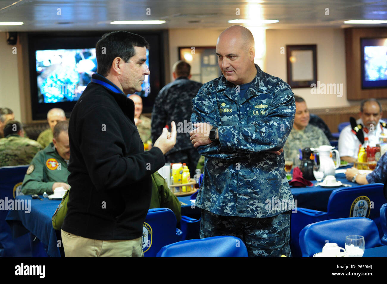 160502-N-UT455-014 SAN DIEGO (May 2, 2016) – John Atela, Director of the Office of Partner ...