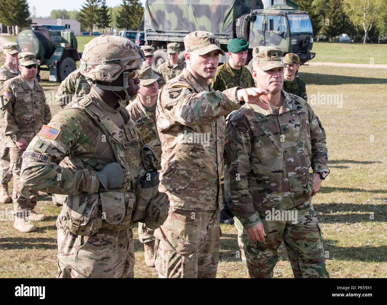Cpt. Sean McCune, commander of Ghost Troop, 2nd Squadron, 2nd Cavalry ...