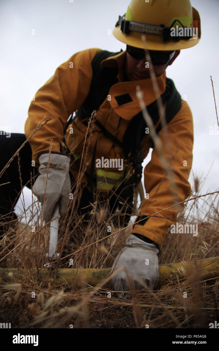 2016 wildland firefighting exercise hi-res stock photography and images ...