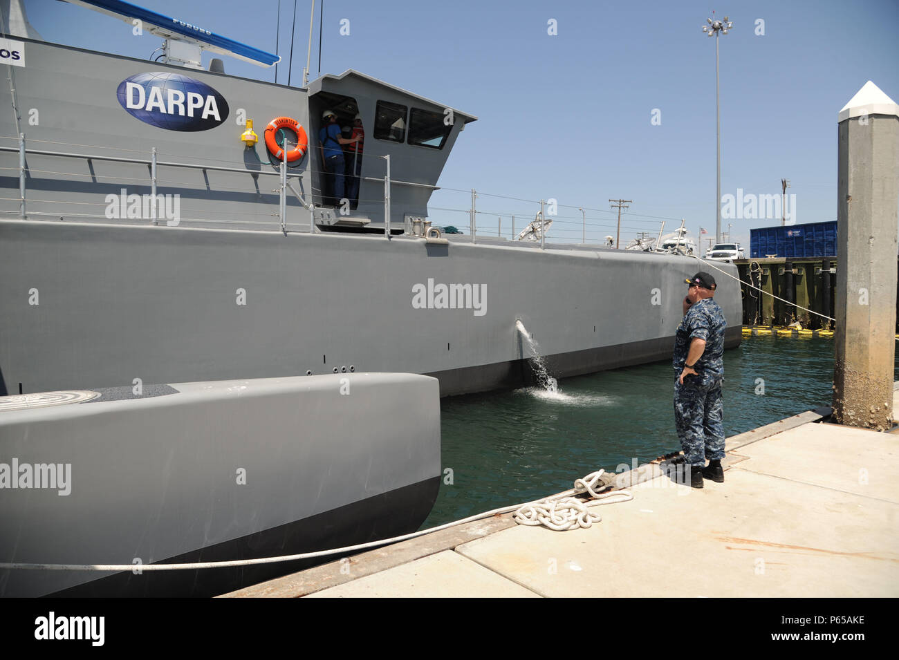 Anti submarine warfare continuous trail unmanned vessel hi-res stock ...
