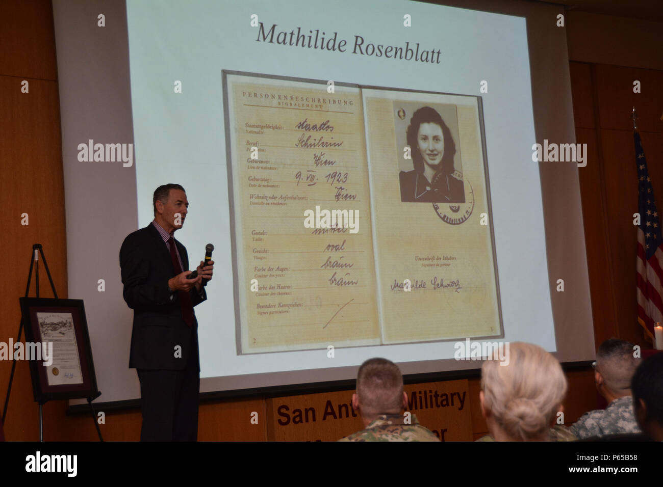 Dr. Steven Rosenblatt speaks at the Holocaust Remembrance Day ...