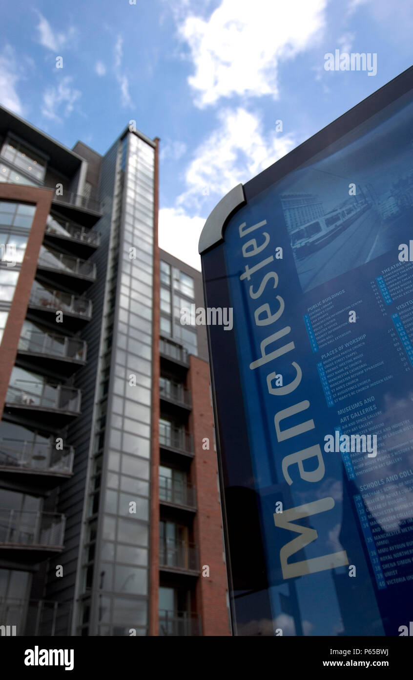 Residential property development, Manchester Stock Photo - Alamy
