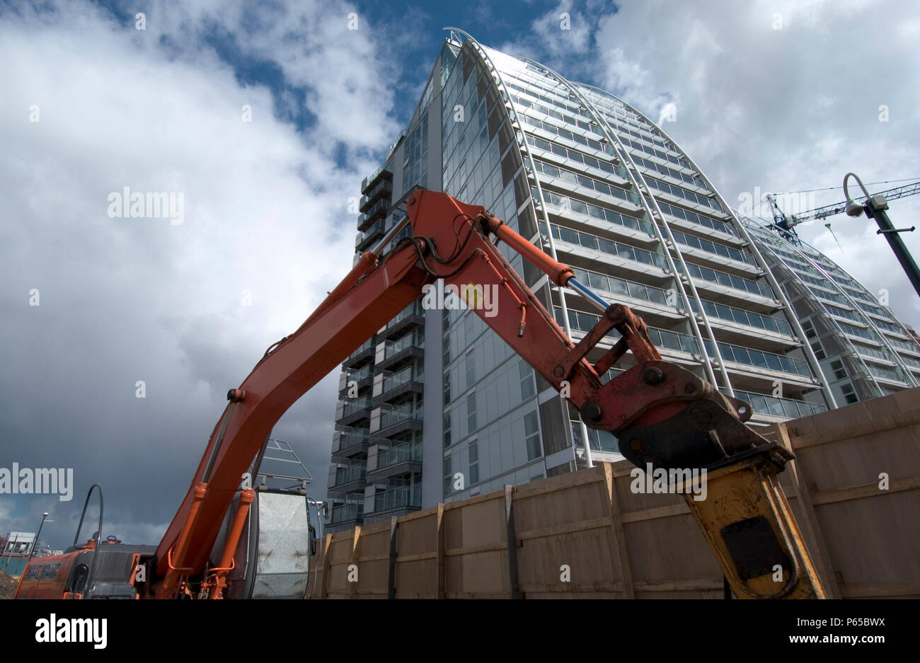 Residential property development, Manchester Stock Photo - Alamy