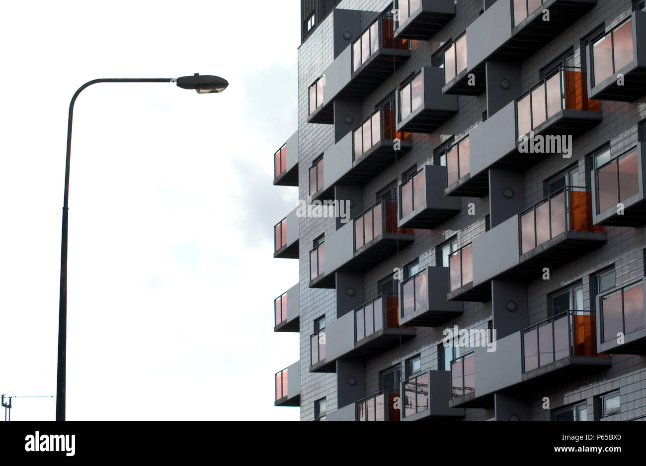 Residential tower, Manchester Stock Photo - Alamy