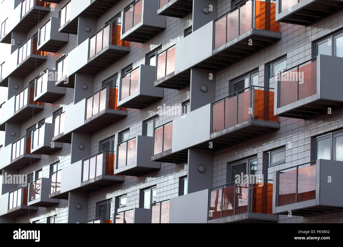 Residential tower, Manchester Stock Photo - Alamy