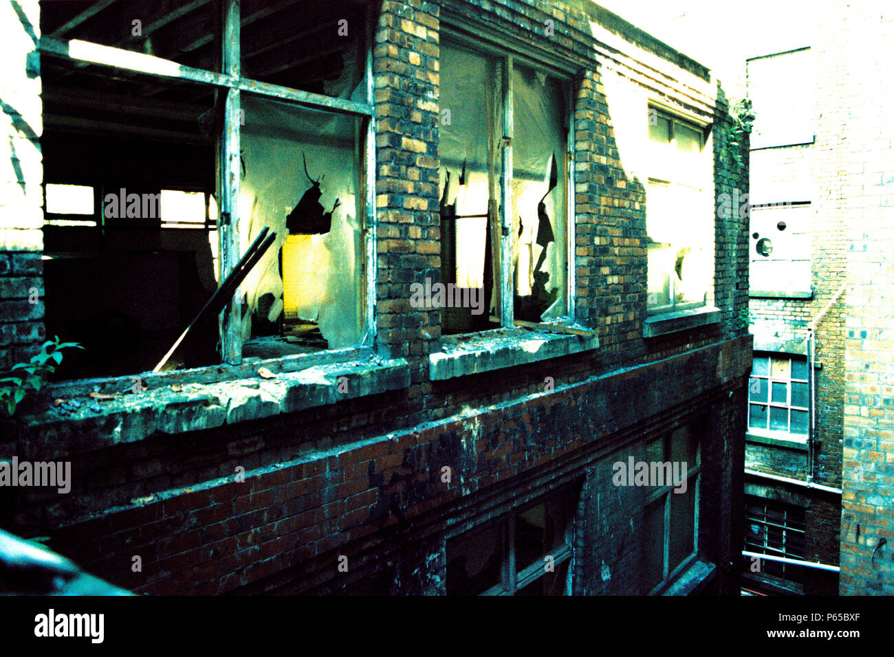 Run-down warehouse, Manchester, England Stock Photo - Alamy